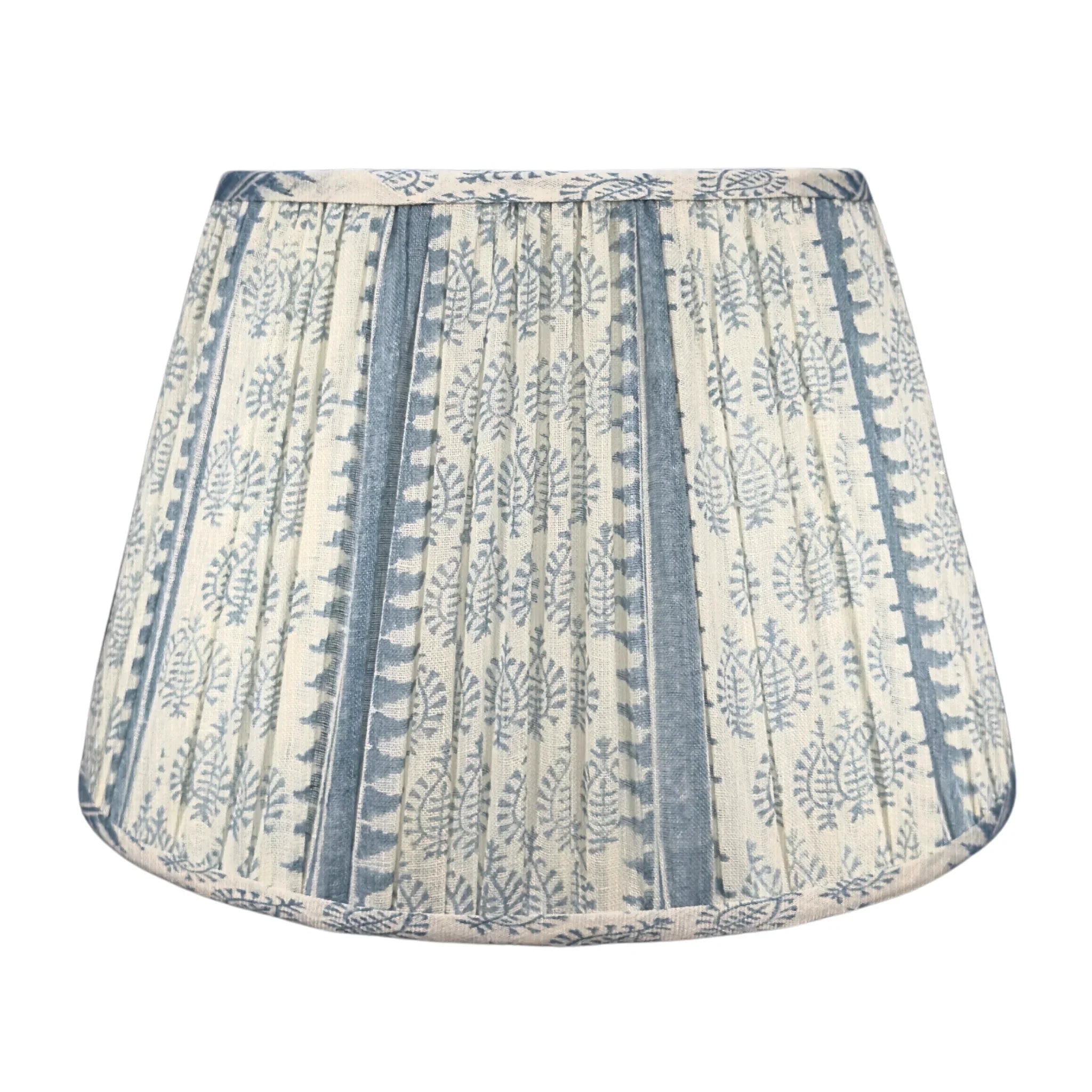 Rose Cumming - Shalimar Blue Bell Fabric Lampshade