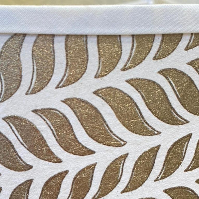 Delphine Full Gold Paper Lampshade