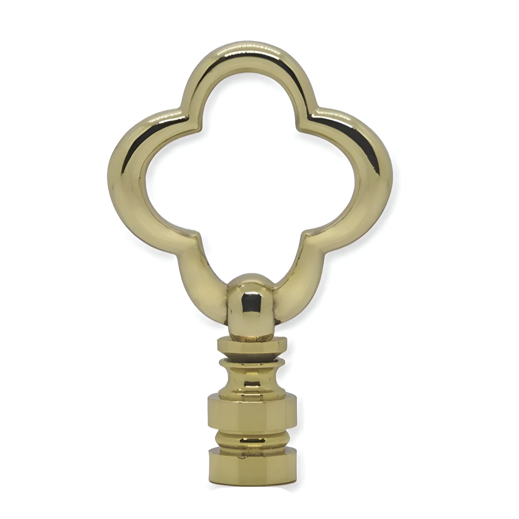 Polished Brass Circle Finial
