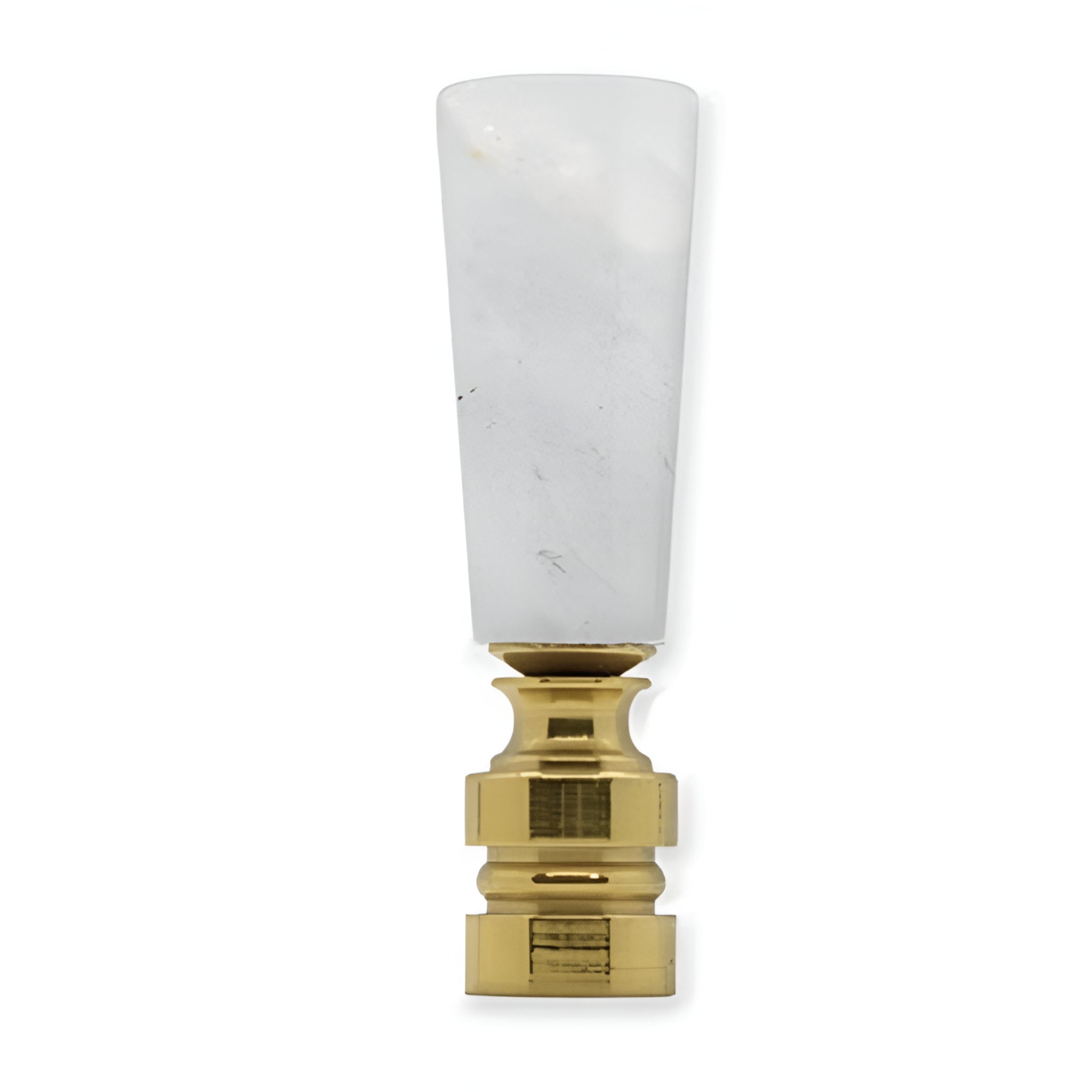 Rock Quartz Cylinder Finial