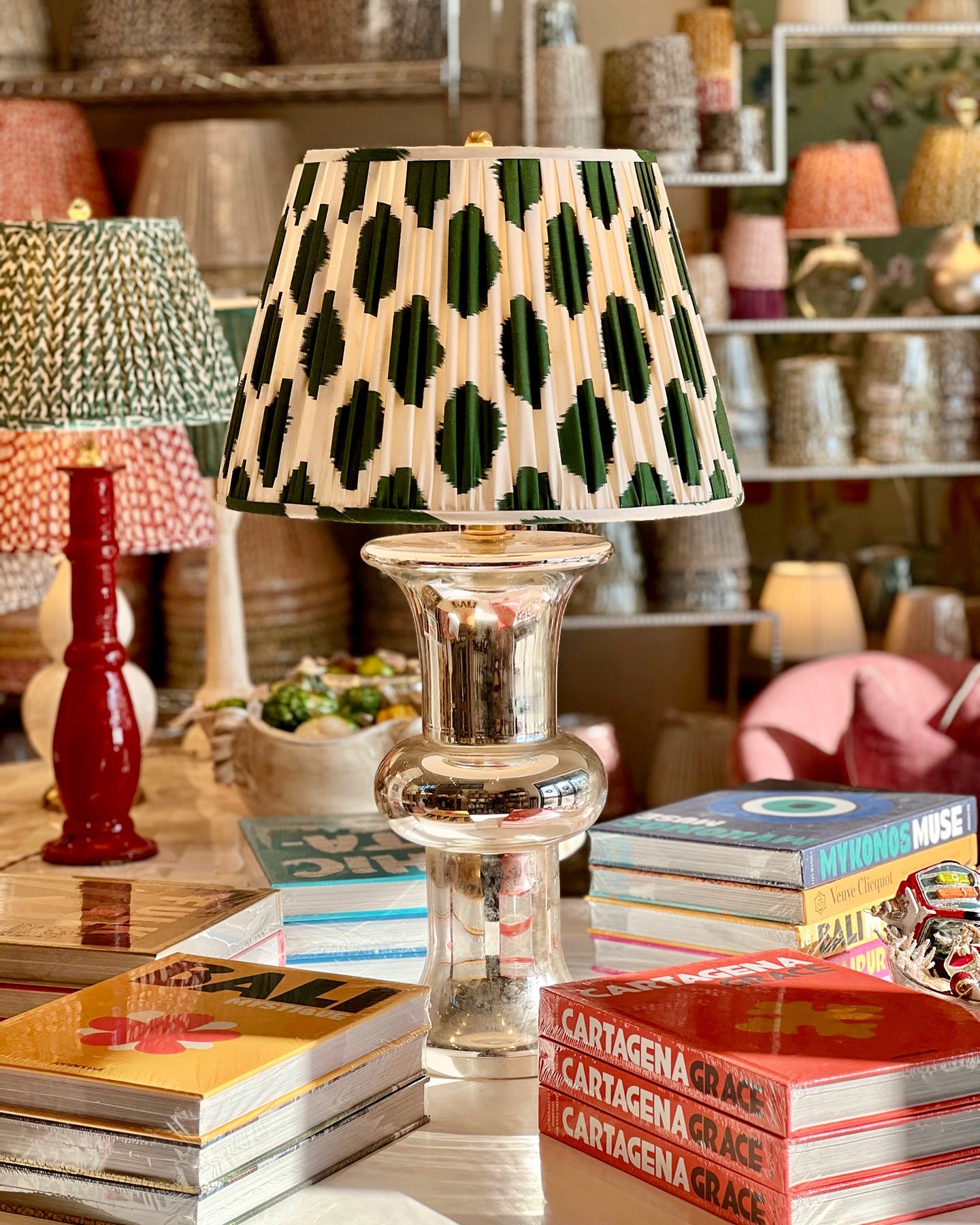 Ikat Lampshade - Simone